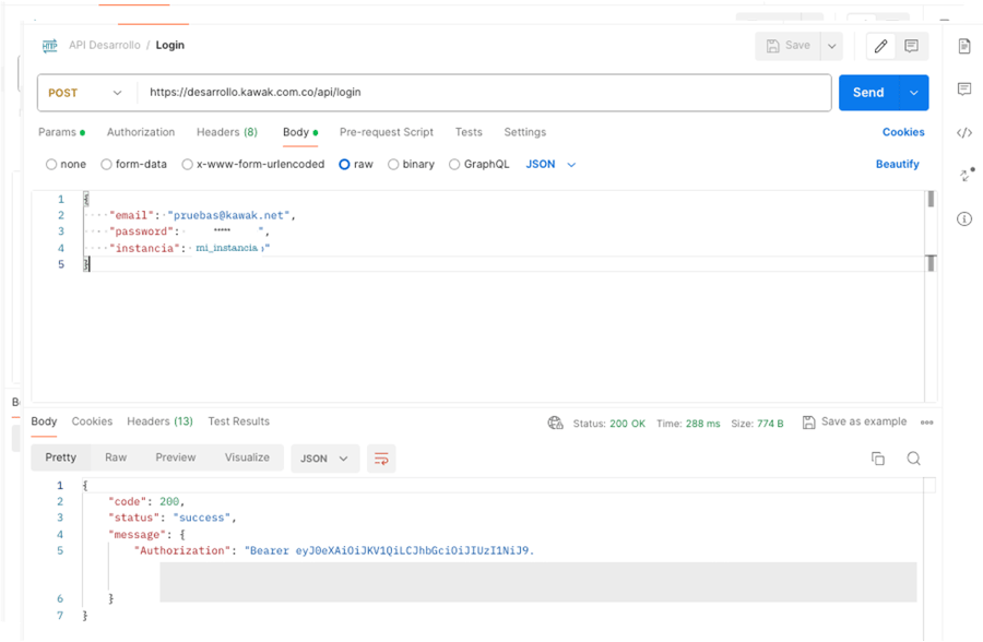 ¿Cómo usar la API de kawak®?
